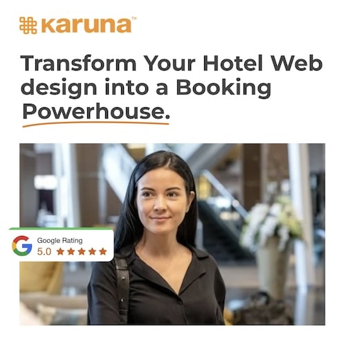 Hotel Website Design Services • Karuna Web Design Agency