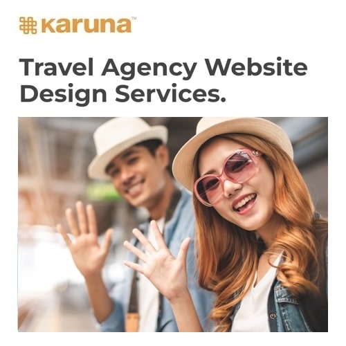 Travel Agency Website Design Services• Karuna Web Design Agency